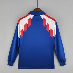 FRANCE WORLD CUP 1990 LONG SLEEVE HOME RETRO FOOTBALL SHIRT | My Retro ...