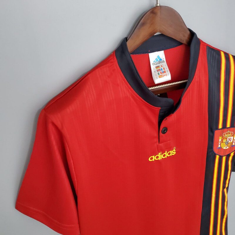 SPAIN EURO 1996 HOME RETRO FOOTBALL SHIRT | My Retro Jersey